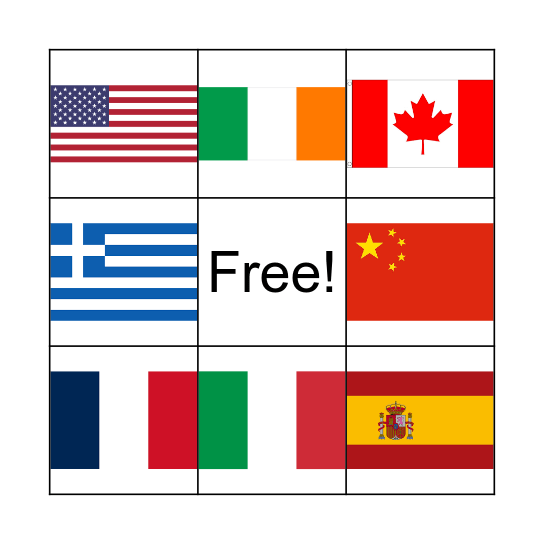 Global Culture Bingo !! Bingo Card