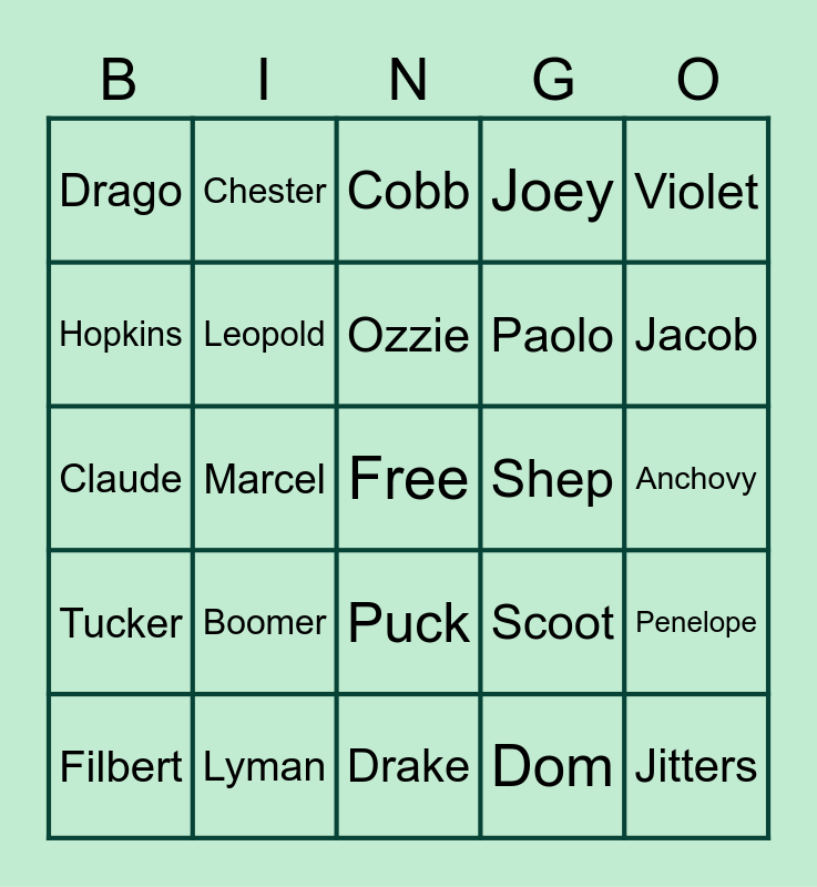 420 Themed Bingo Card