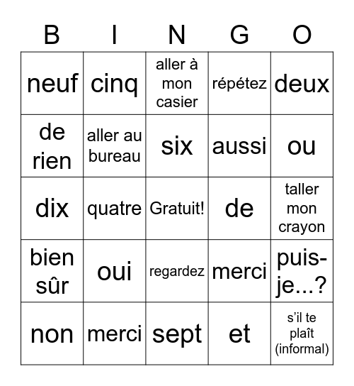 Adrian Cucci Bingo Card