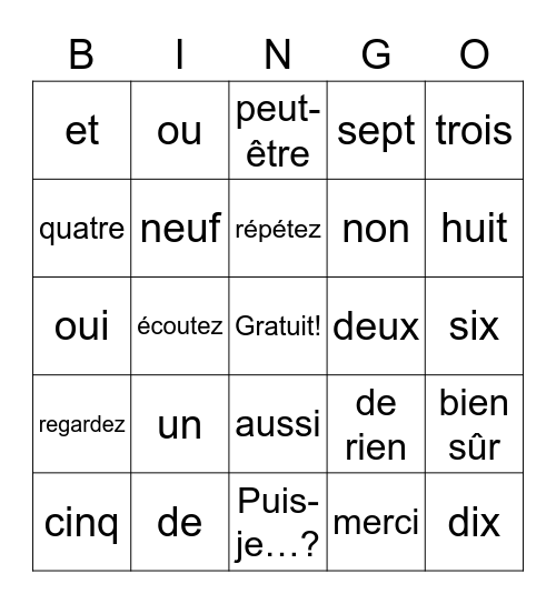 Aubree Fluck Bingo Card