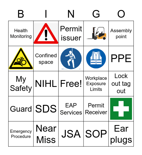 April Interactive - Safety Bingo Card
