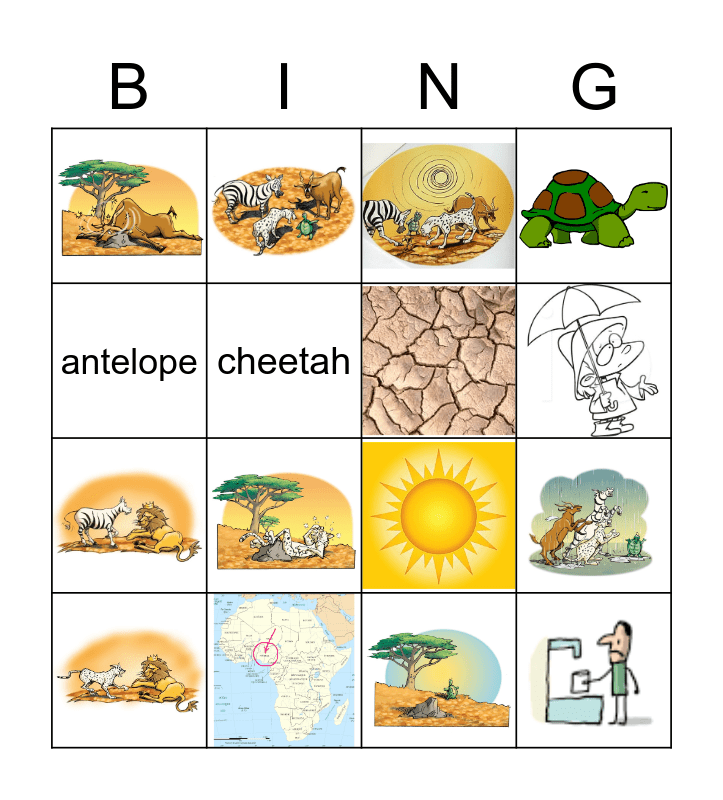 L'ARBRE UNGALI Bingo Card