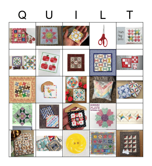 MICRO MINI PATCHWORK Bingo Card
