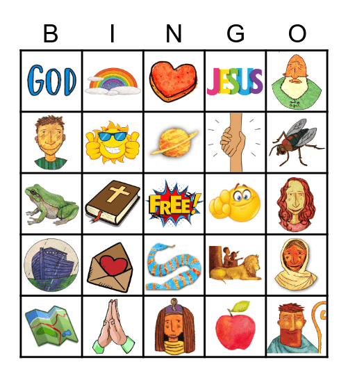 Jesus Storybook Bible Bingo Card
