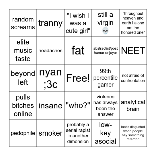 Lucy bingo Card