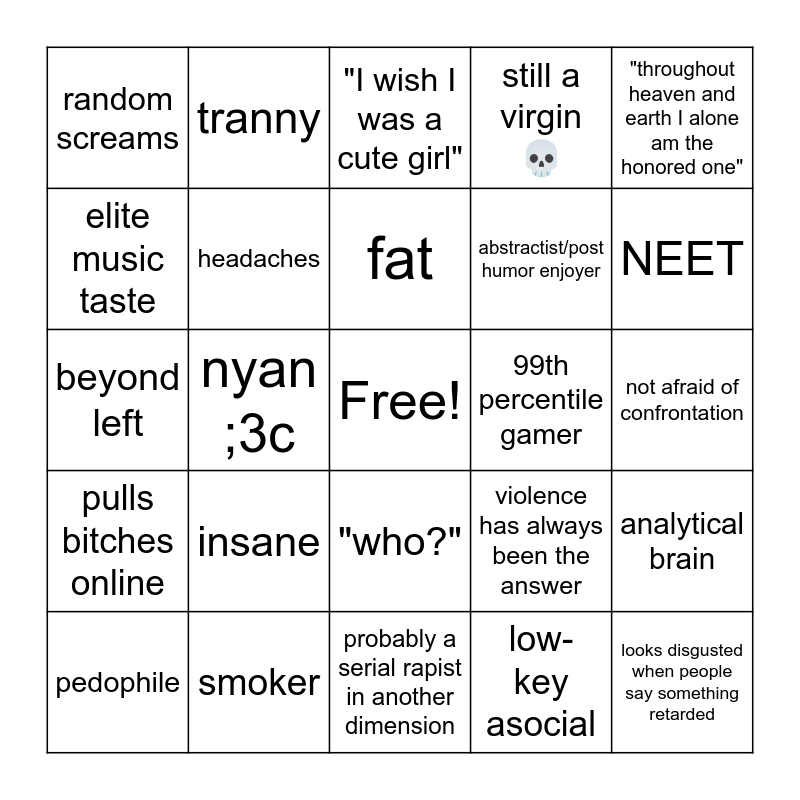 Lucy bingo Card