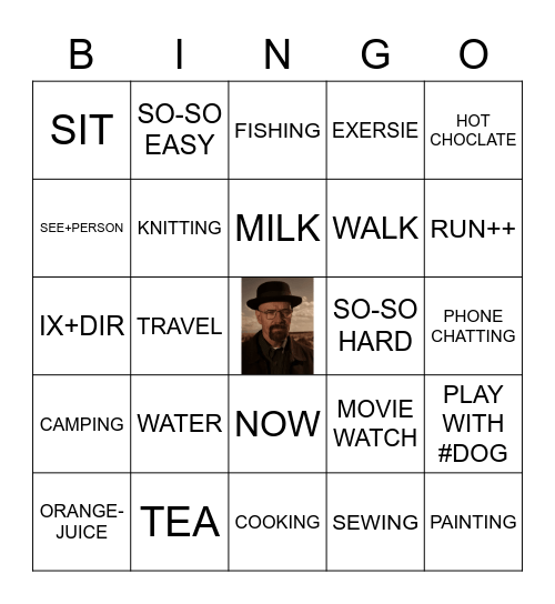 W Bingo Board Bingo Card