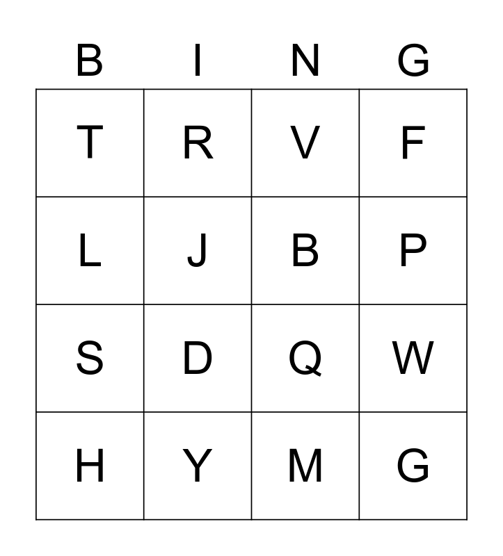 THE TWINS Bingo Card
