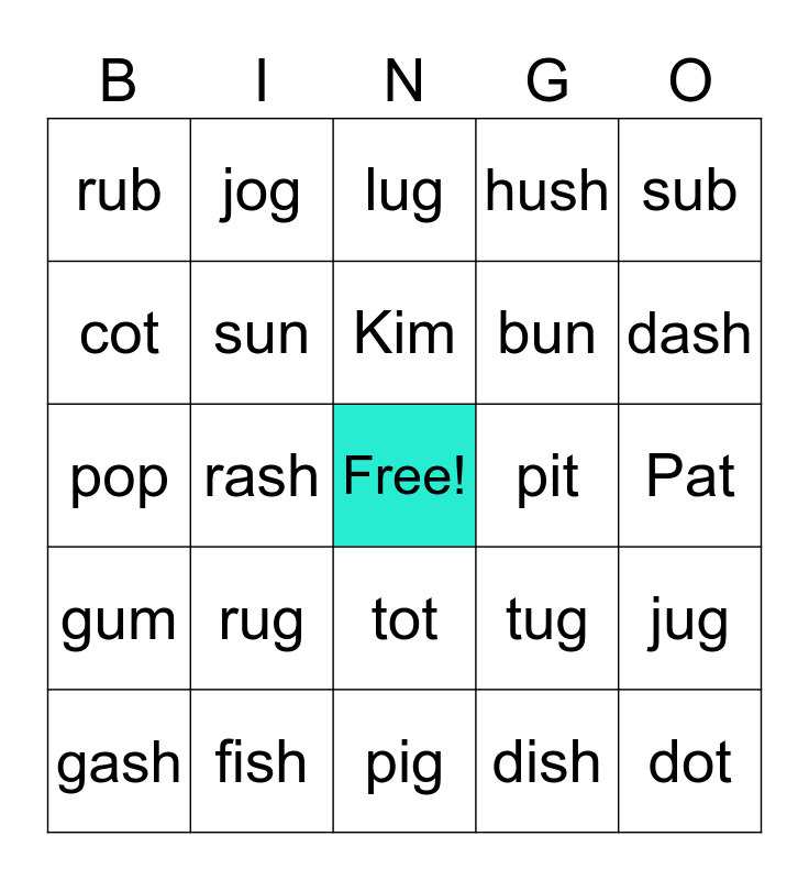 Bingo Time Wilson 1.2 Bingo Card