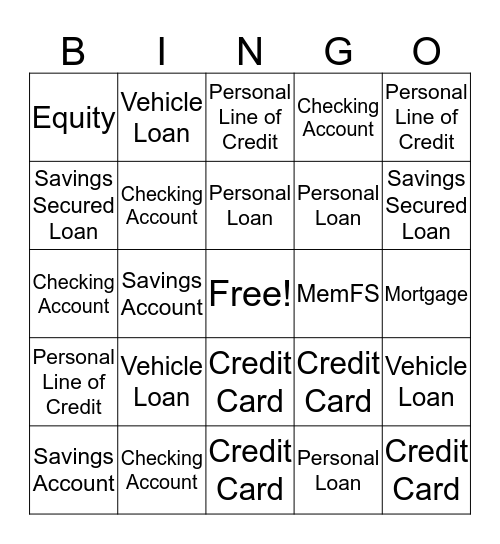 Sales Bingo Card