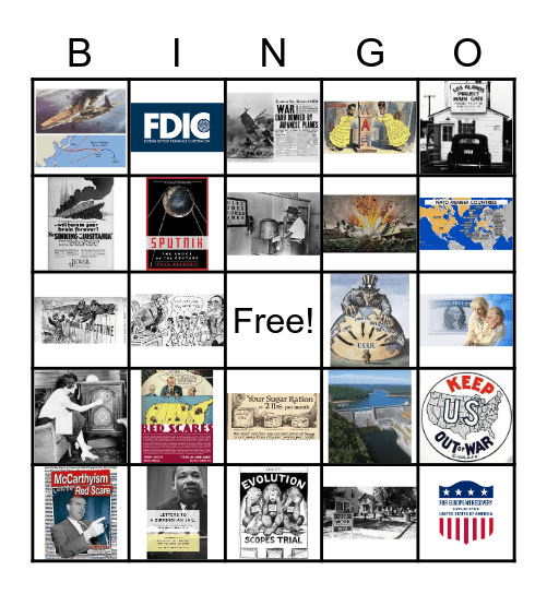 EOC Bingo Review Bingo Card