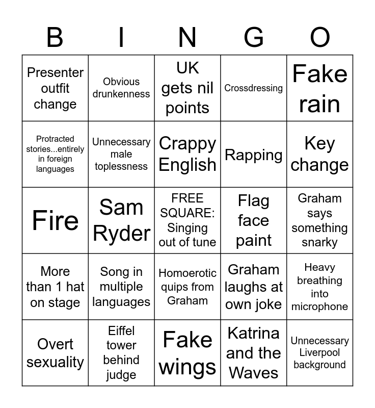 EuroBingo Card