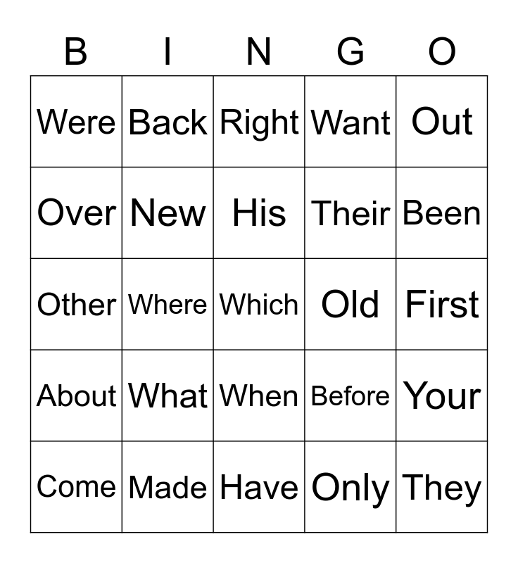 Magic 100 BINGO Card