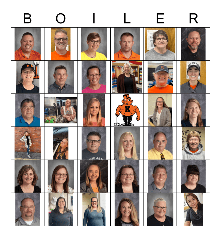 Smile, It's Summer Boiler Bingo! Bingo Card