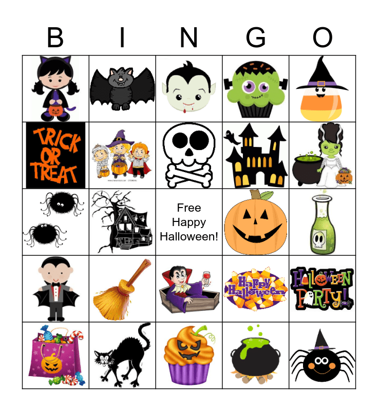 HALLOWEEN Bingo Card