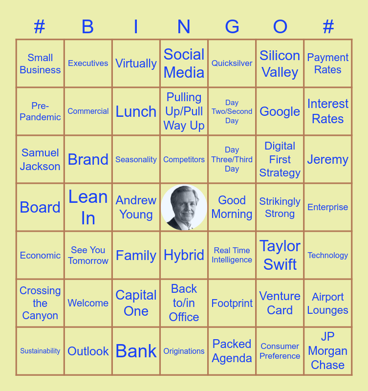 Rich's Strategy Meeting - 2023 Bingo Card