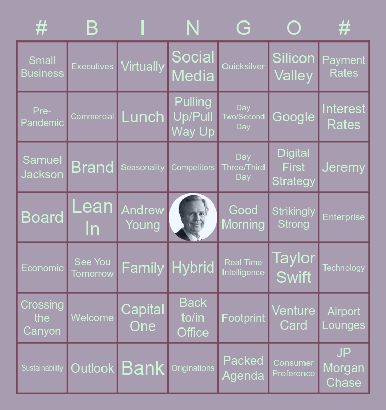 Rich's Strategy Meeting - 2023 Bingo Card