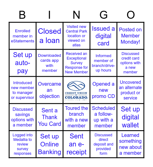 Member Experience BINGO! Bingo Card