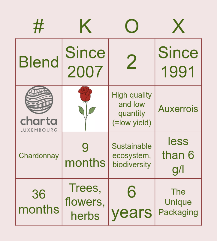 The Best Of The Best Bingo Card