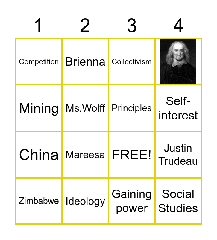 CURRENT EVENTS BINGO Card