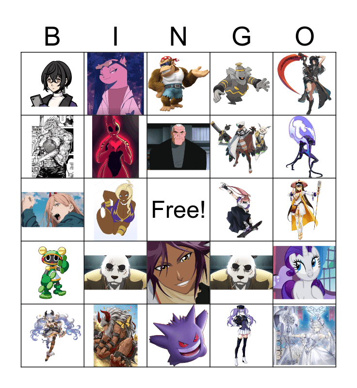 TF Mood Bingo Card