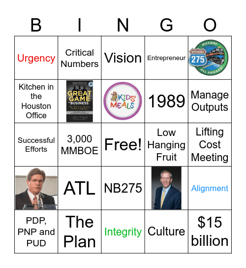 H2BH BINGO!!! Bingo Card