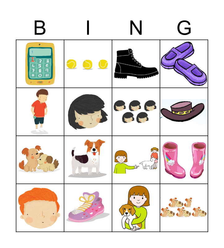 Unit 1 - Story Fun Bingo Card
