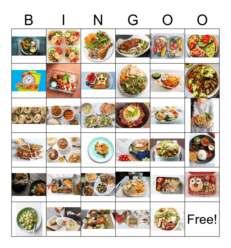 What is for Dinner? Bingo Card