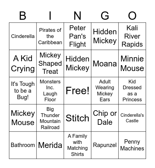 DAY 1 MK AK Bingo Card DAY 1 MK AK Bingo Card