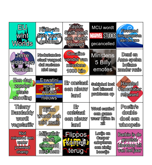 Bingo Bongo Bingo Card