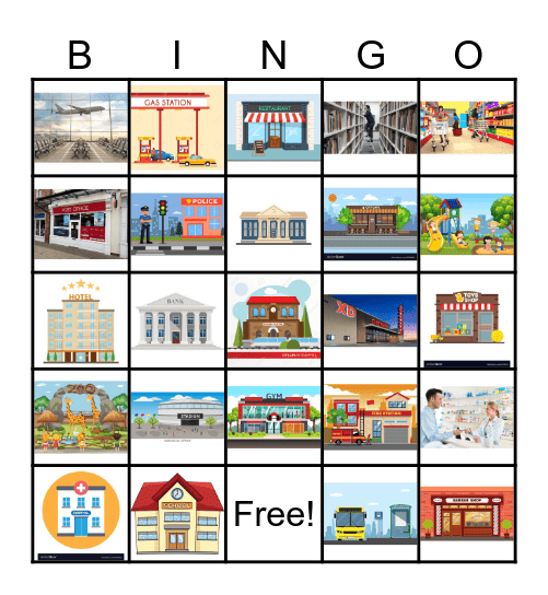 City Bingo Card