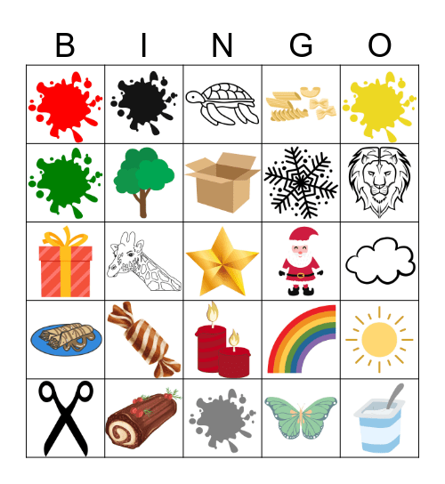 Bingo français Bingo Card