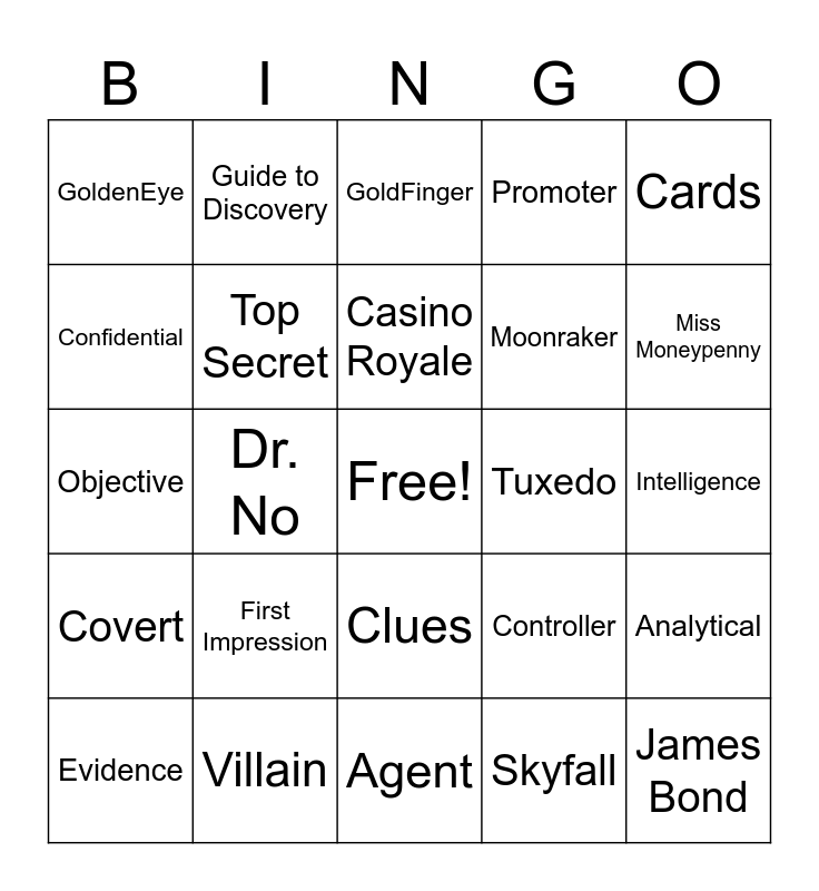 Mission: FLOW Bingo Card