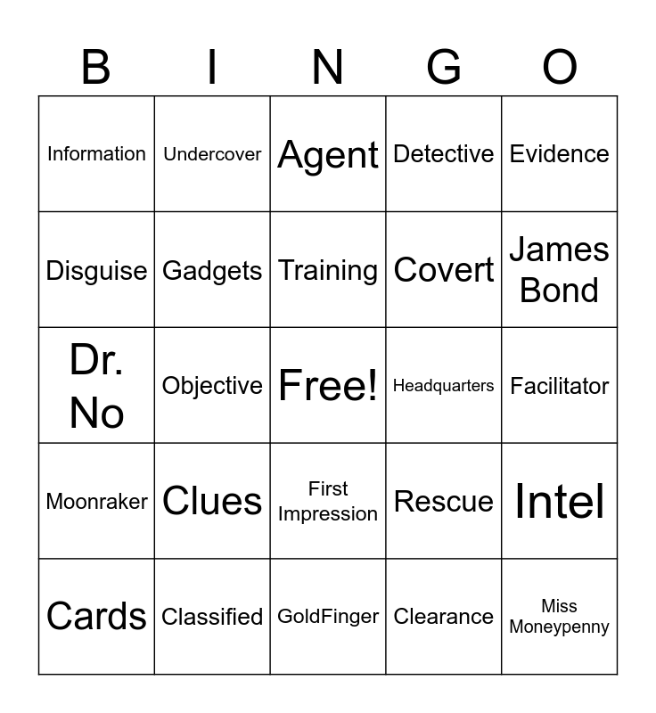 MISSION: FLOW Bingo Card