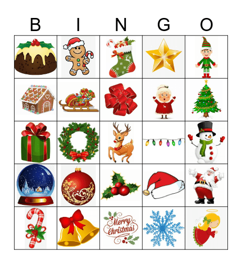 Christmas Bingo Card