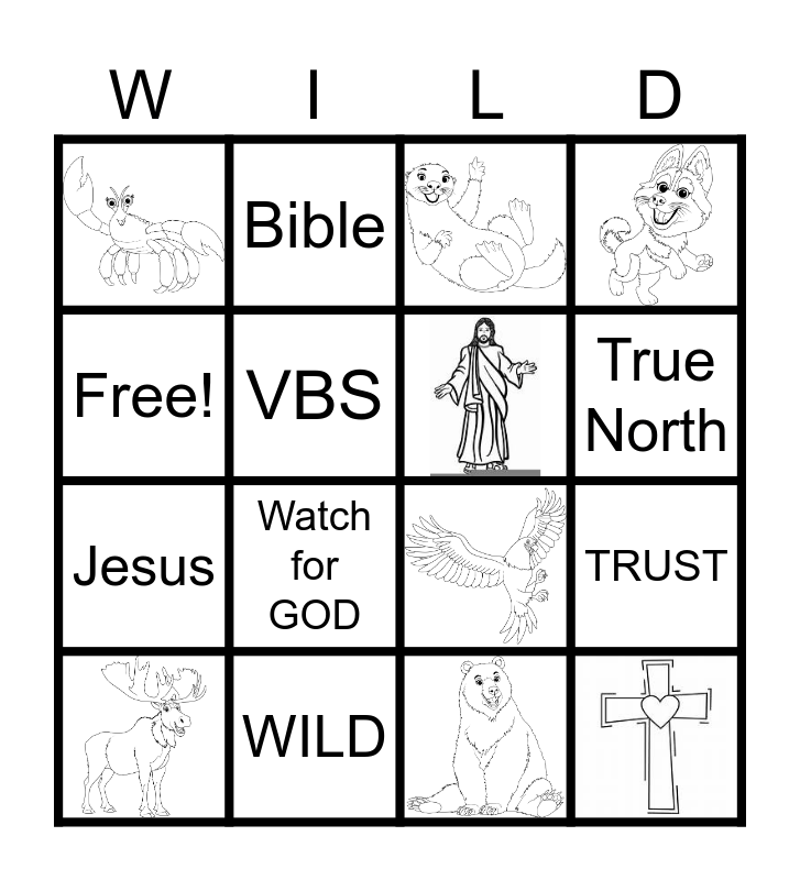 True North - VBS Bingo Card