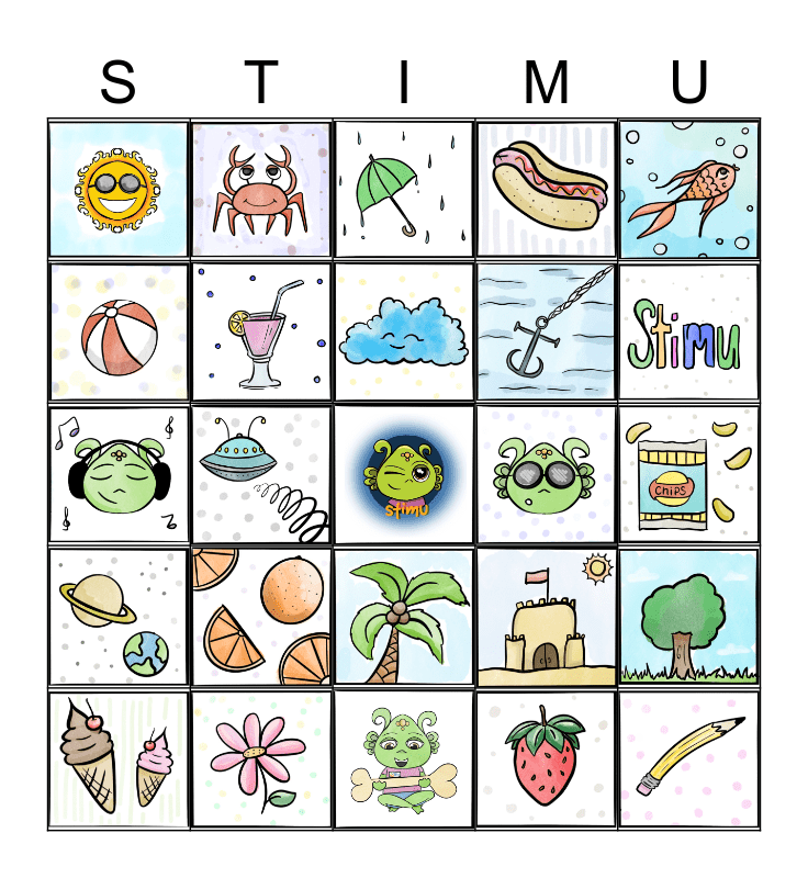 Le bingo de Stimu Bingo Card