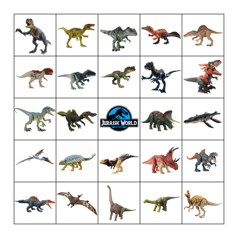 JURASSIC BINGO Card