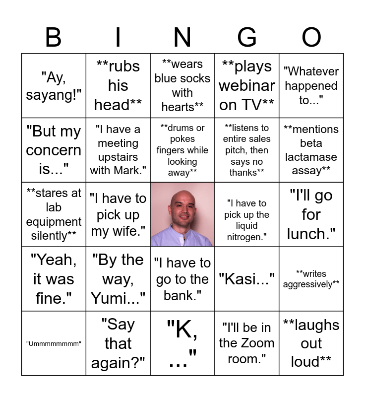 Roland Bingo Card