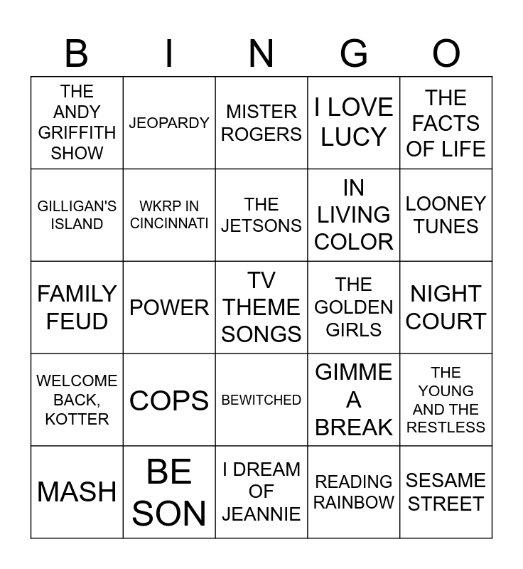 NAUGHTY GHETTO BINGO Card