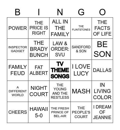 NAUGHTY GHETTO BINGO Card