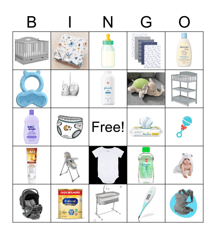 Baby Fever Bingo Card