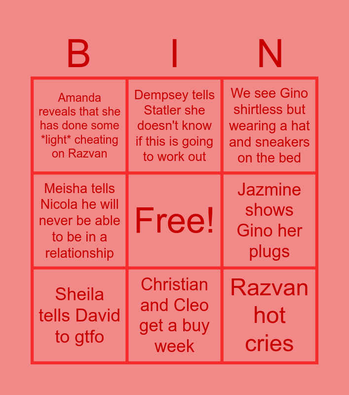 We've almost caught up to you, Matt Bingo Card