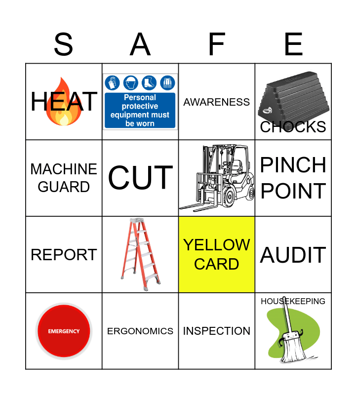 Safe Bingo Card