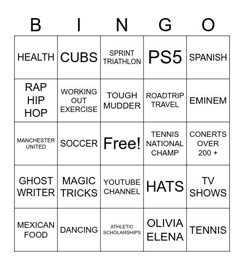 Getting To Know Mr. DLC Bingo Card