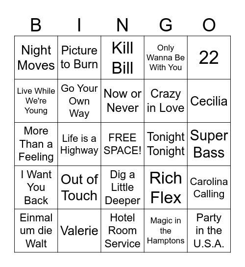 LCM Music Bingo - Set 3 Bingo Card