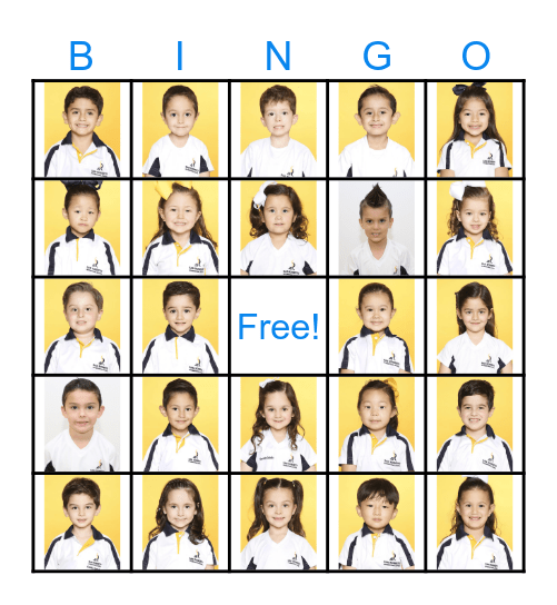 This is my school family! Bingo Card