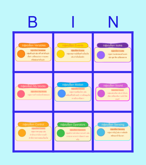 Scratch game Bingo Card