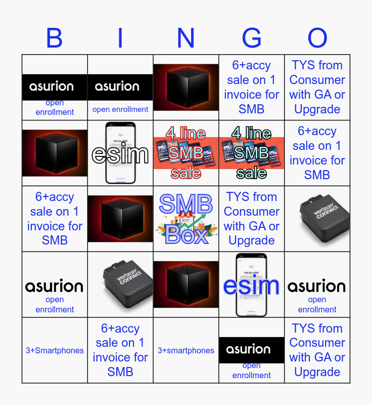 S-M-BINGO Card