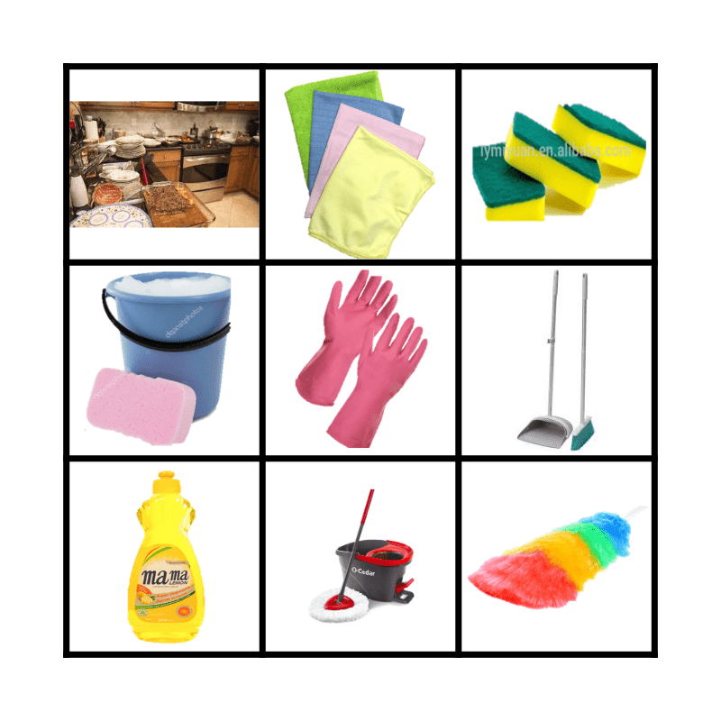 Circle the correct item Bingo Card